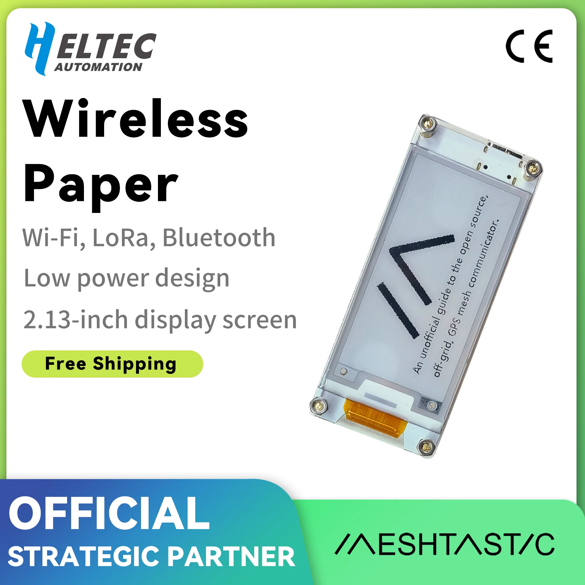 Heltec Wireless Paper E-Ink Display Kit | AliExpress