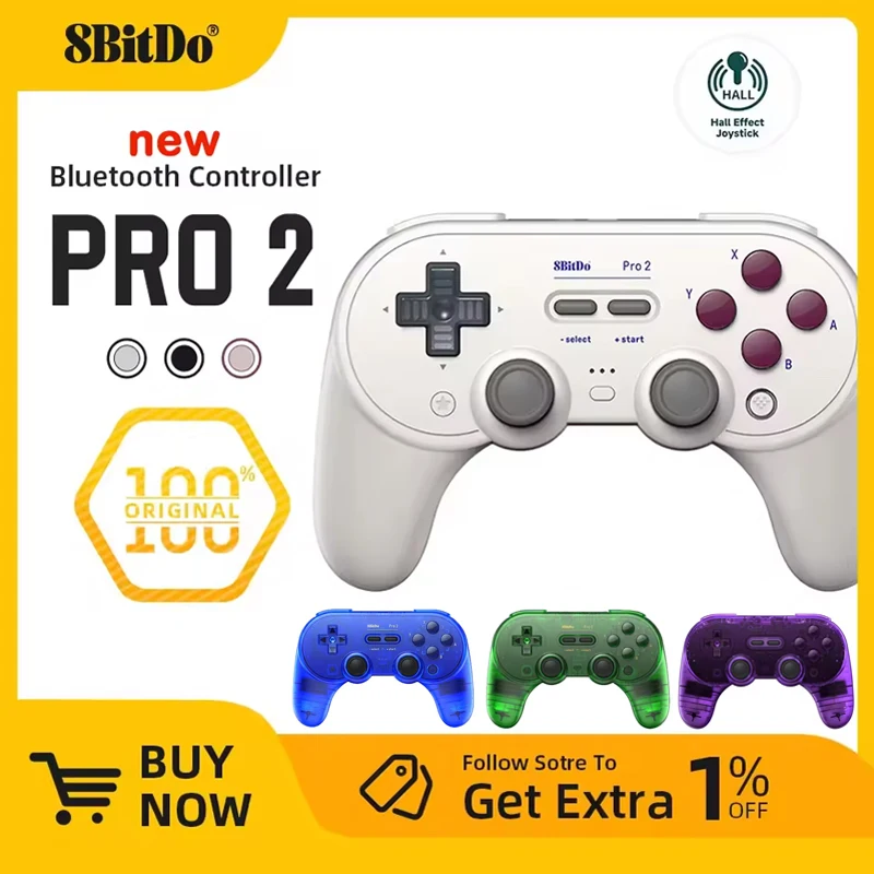 8BitDo New Pro 2 геймпад | AliExpress