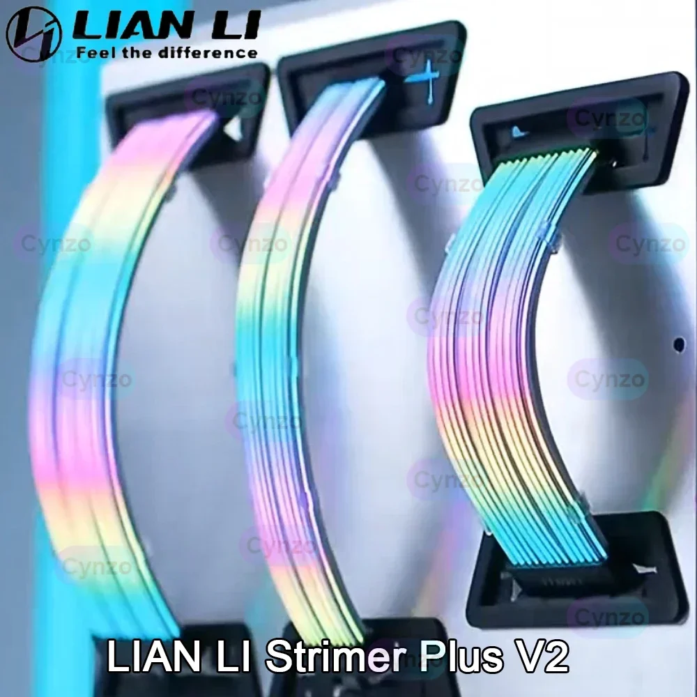 LIAN LI Strimer Plus V2 RGB кабели для ПК | AliExpress