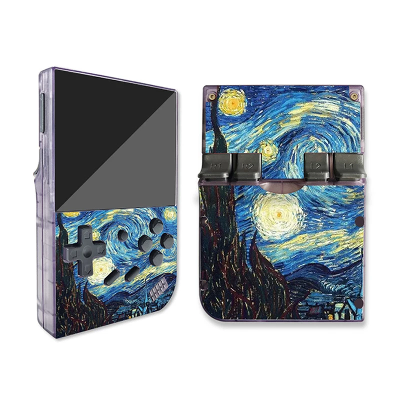 Для ANBERNIC RG35XX ретро портативный игровой плеер наклейки чехол ...