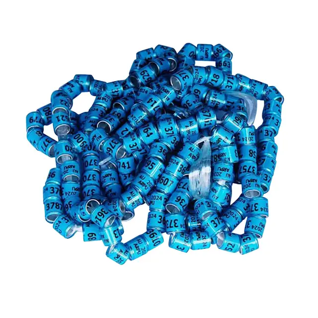 100 шт., кольцо для тренировки голубей, ярких цветов и чисел | AliExpress