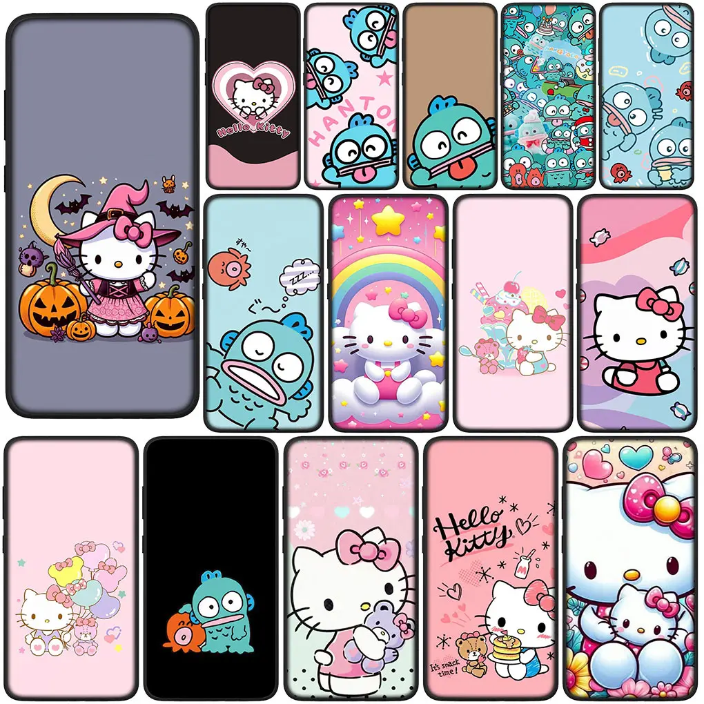 Hangyodon Wallpaper Hello Kitty Phone Casing for Samsung Galaxy S22 S21 S20 Fe Ultra S8 Plus M21 ...
