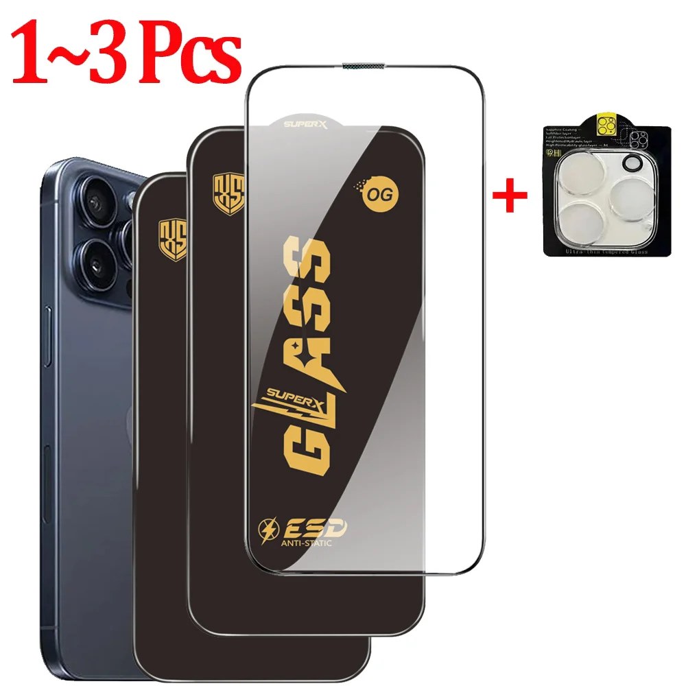 айфон 15 про макс Переднее защитное стекло на iPhone 16 15 14 13 12 11 ...