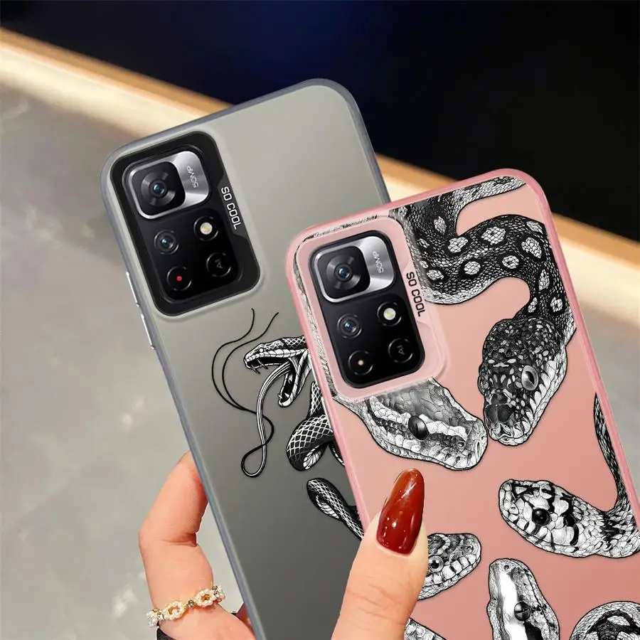 Чехол для Xiaomi Poco C50 F4 X3 Pro F3 GT X3 NFC C51 X5, задняя крышка ...