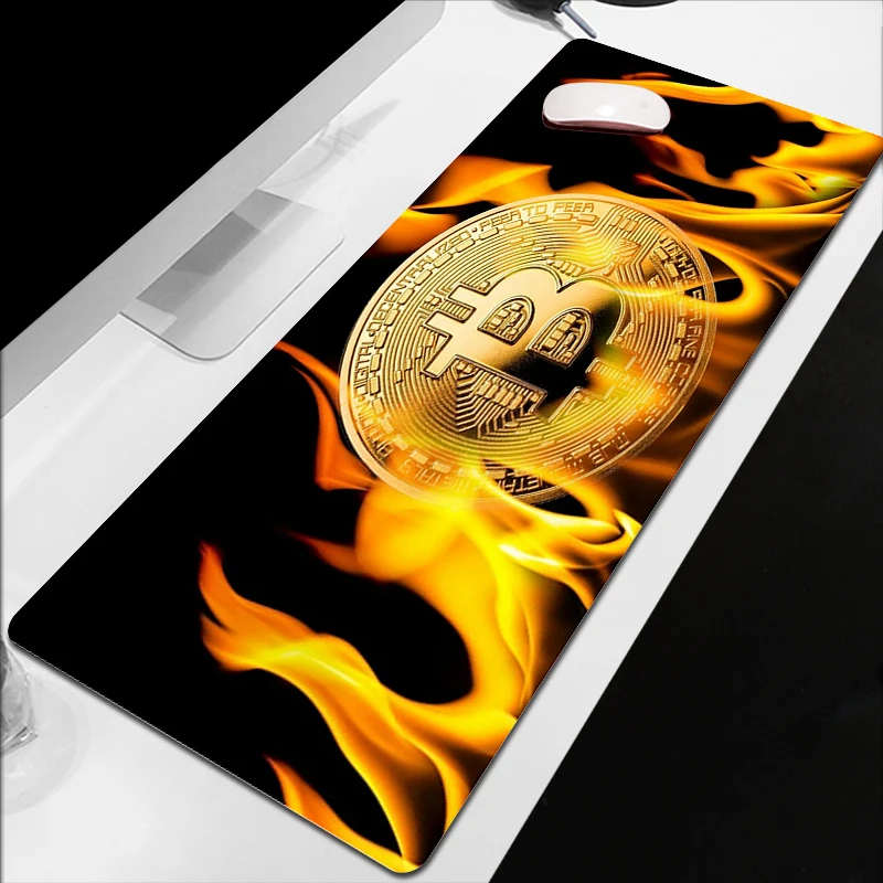 Office Accessories Bitcoin Xxl Mouse Pad Gamer Computer Offices Deskmat ...