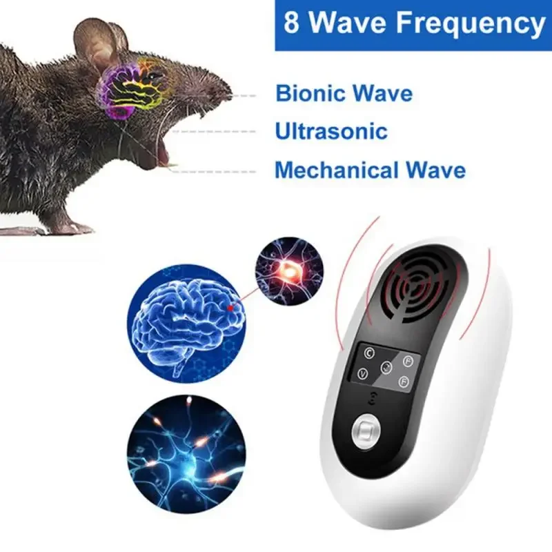 Ultrasonic Rat Pest Repeller Electronic Mouse Mosquito Insect Killer ...