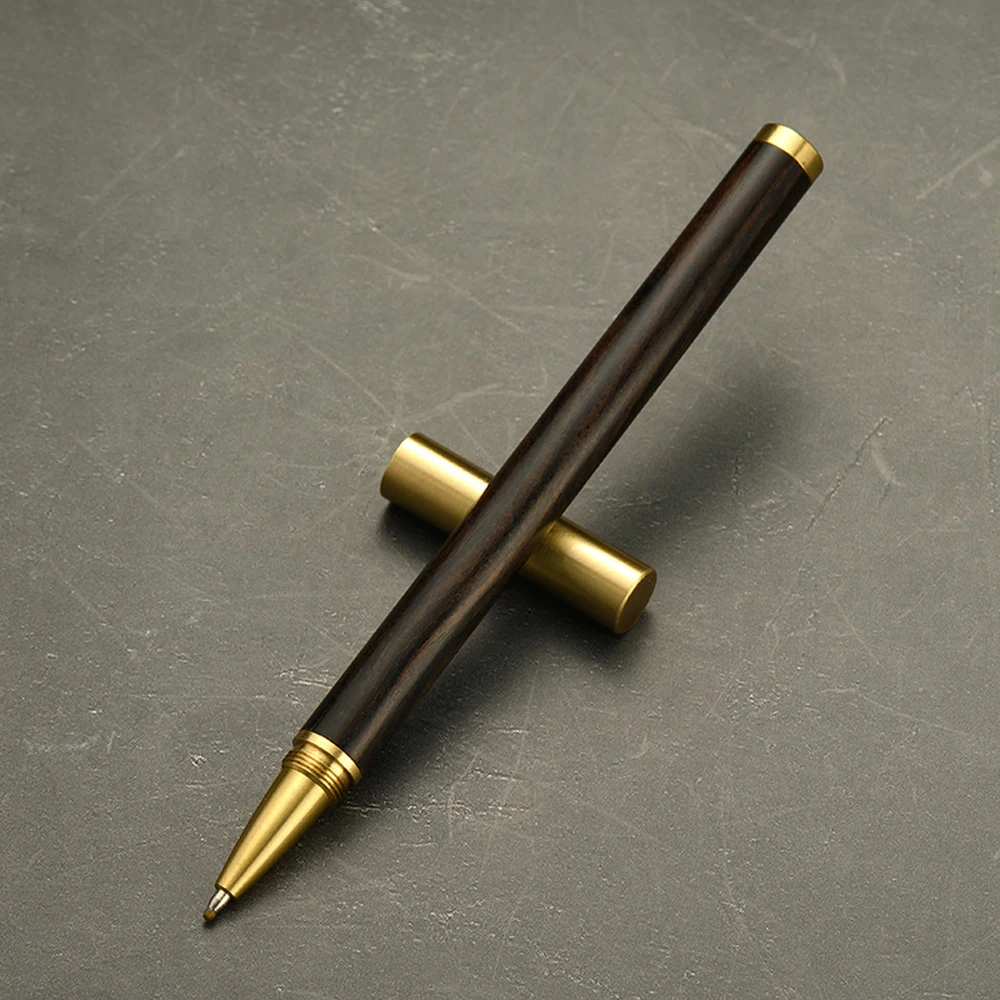 10Pcs/Lot Wooden Brass Luxury Rollerball Writing Pens Nice Gifts For ...