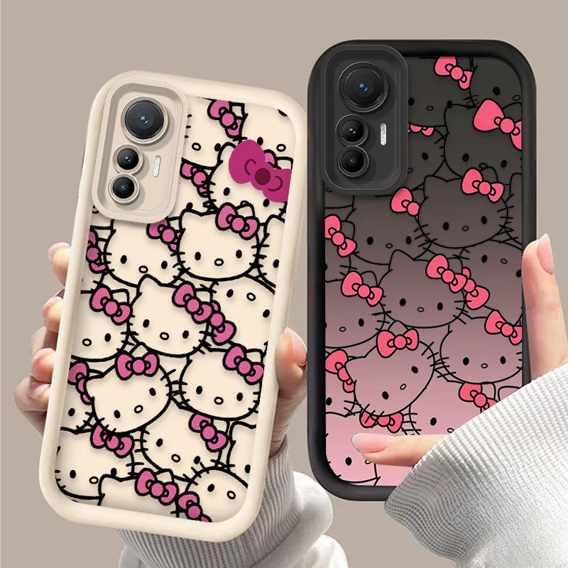 Lovely Gradient Hello Kitty Case for Xiaomi 11T 12T 13T 14T 13 12 11 ...