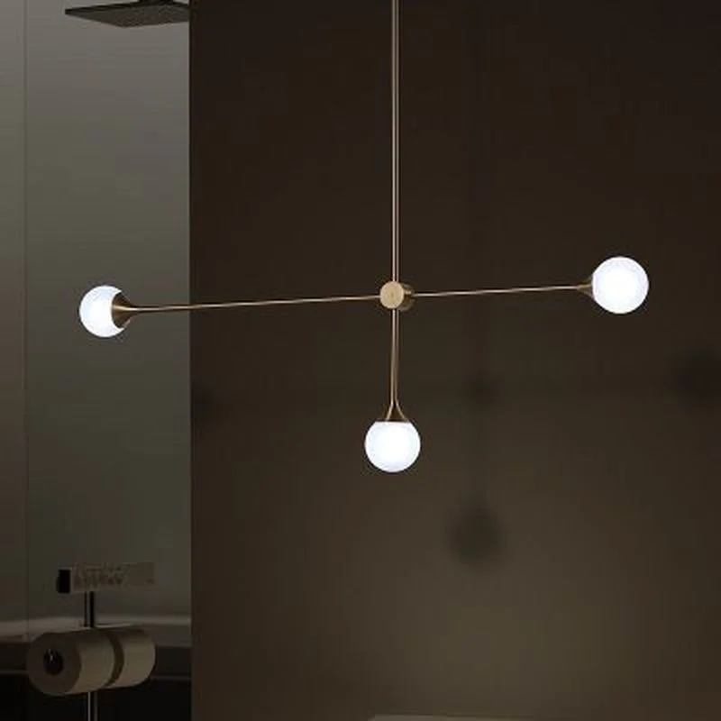 Wooden Geometry Pendant Lights Living Room Dining Room Restaurant ...