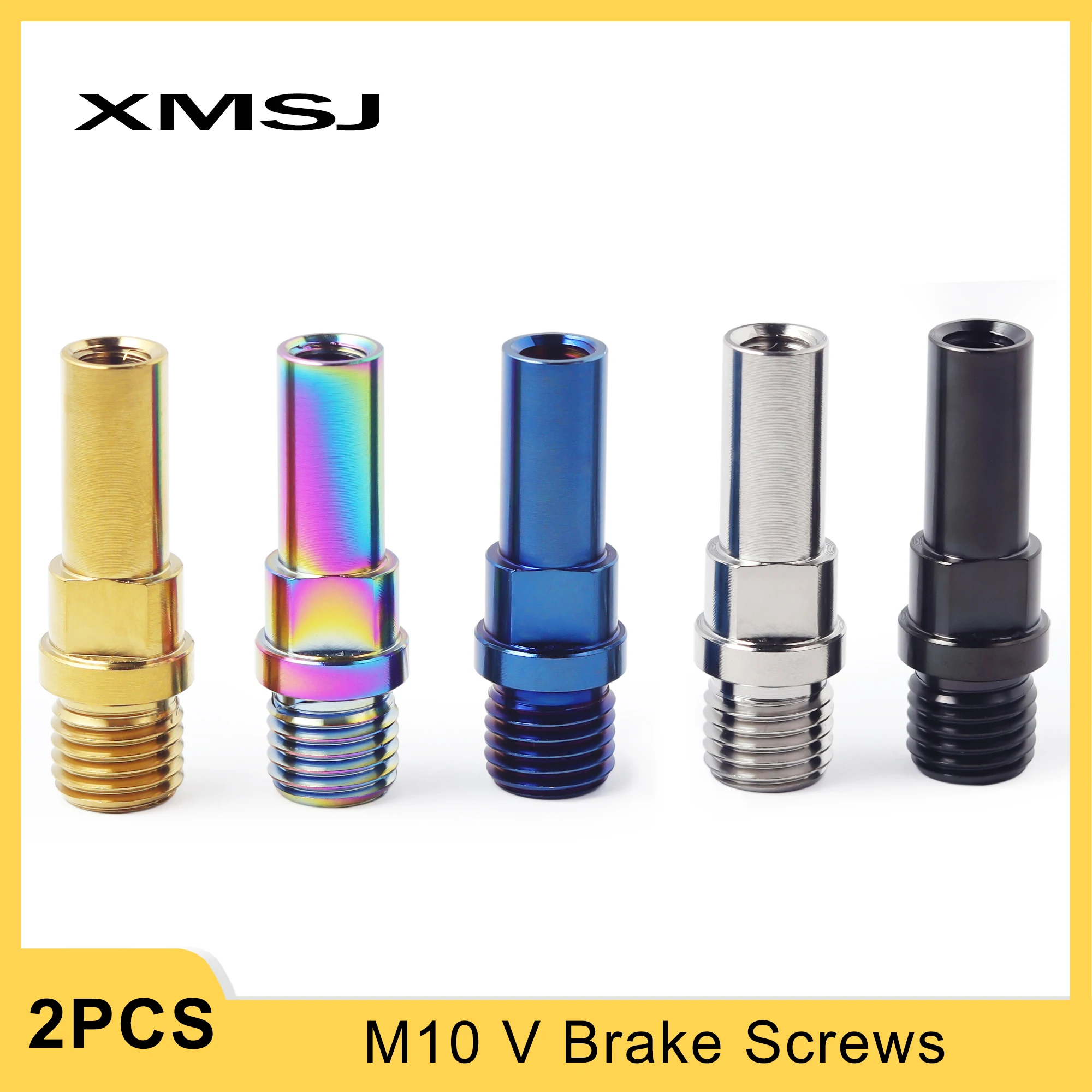 XMSJ Велосипед M10 V Тормозной кронштейн Системы Винт Тормозная колонна Базовый пост Титановый ...