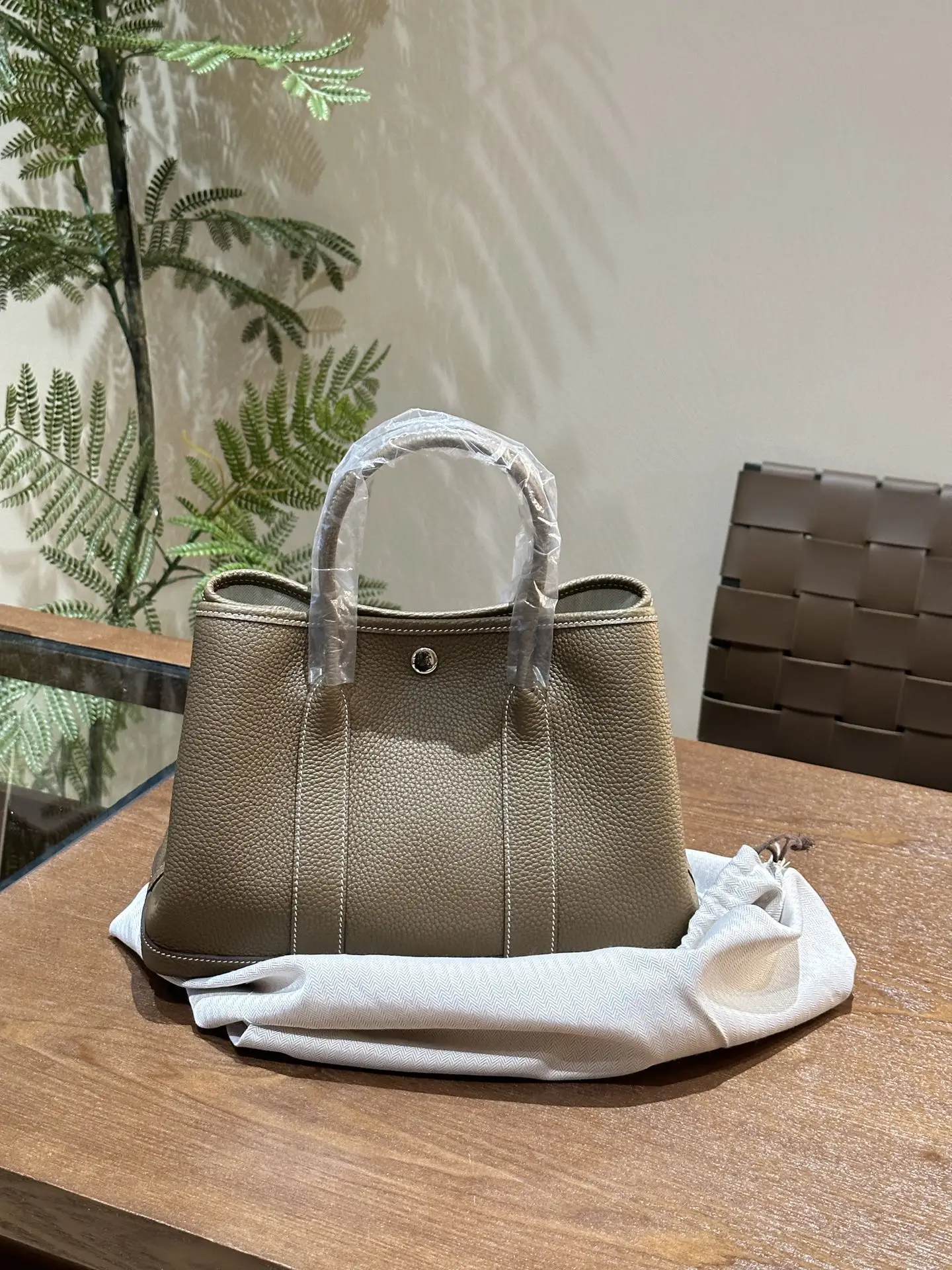 Стиль Hermes копия 1:1 Garden party садовая сумка elephant серая сумка negonda сумка через плечо ...