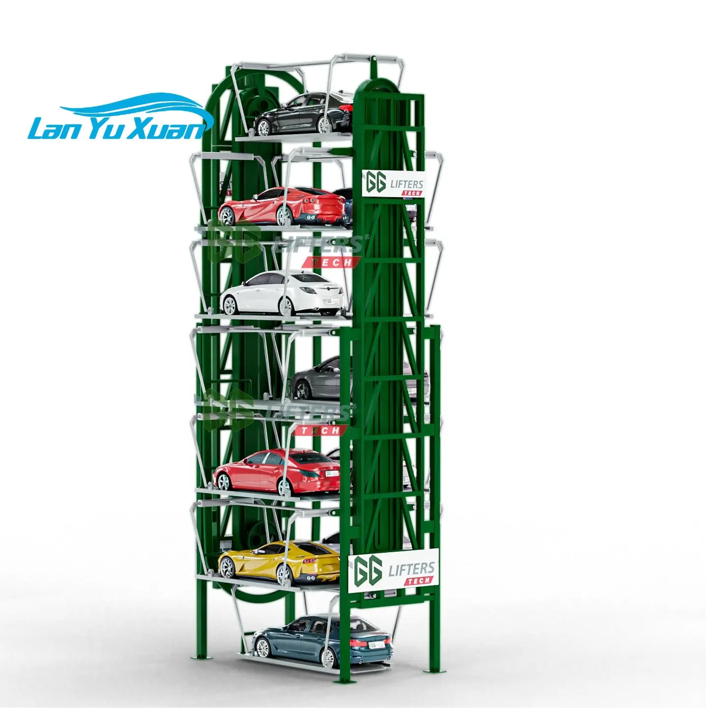 Robotic Carousel rotary parking system Mechanical Automatic car parking ...