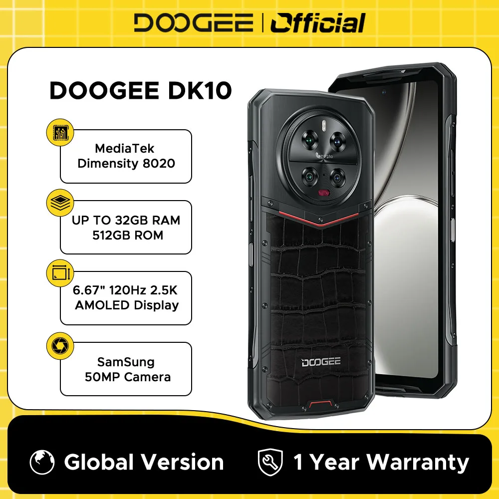 Смартфон Doogee DK10, 12/256ГБ, global | AliExpress