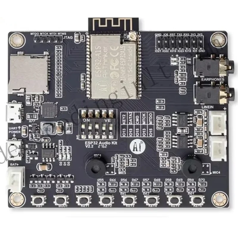 ESP32-Audio-Kit ESP32-A1S Двухантенный модуль Wi-Fi + Bluetooth 4 МБ или 8 МБ с последовательным ...