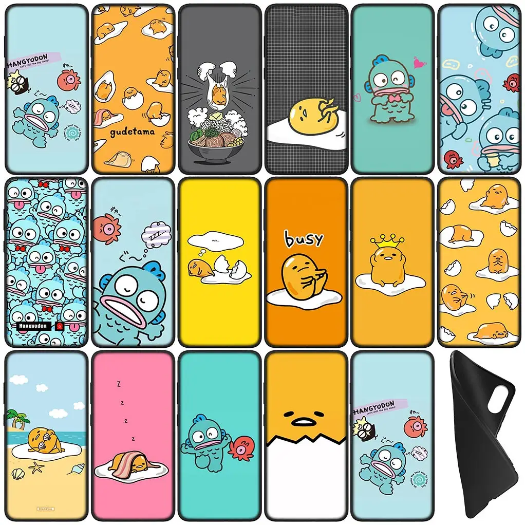 Gudetama Eggs Hangyodon Silicone Coque Phone Cover for Samsung Galaxy Note 20 Ultra 10 8 9 S10 ...
