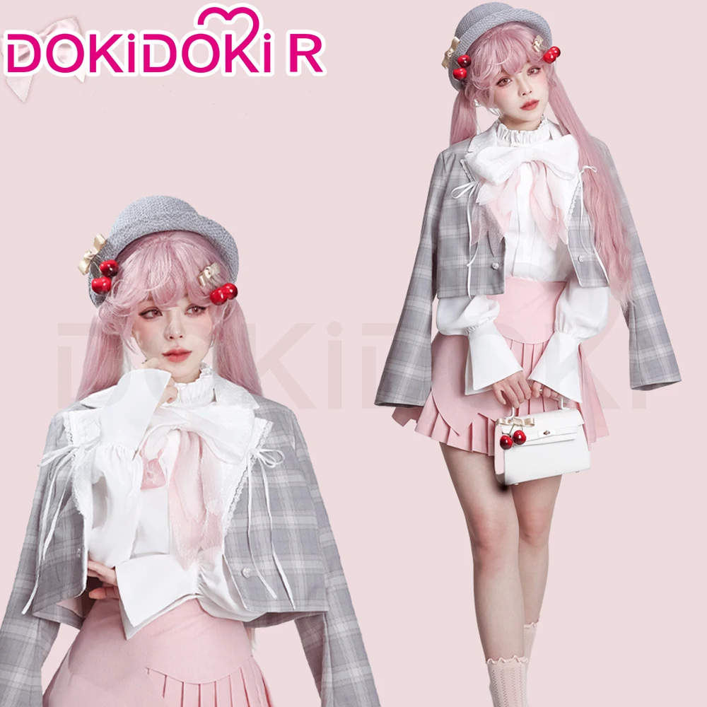MIKUU Косплей Костюм DokiDoki-R розовый Mikku косплей платье Женская ...