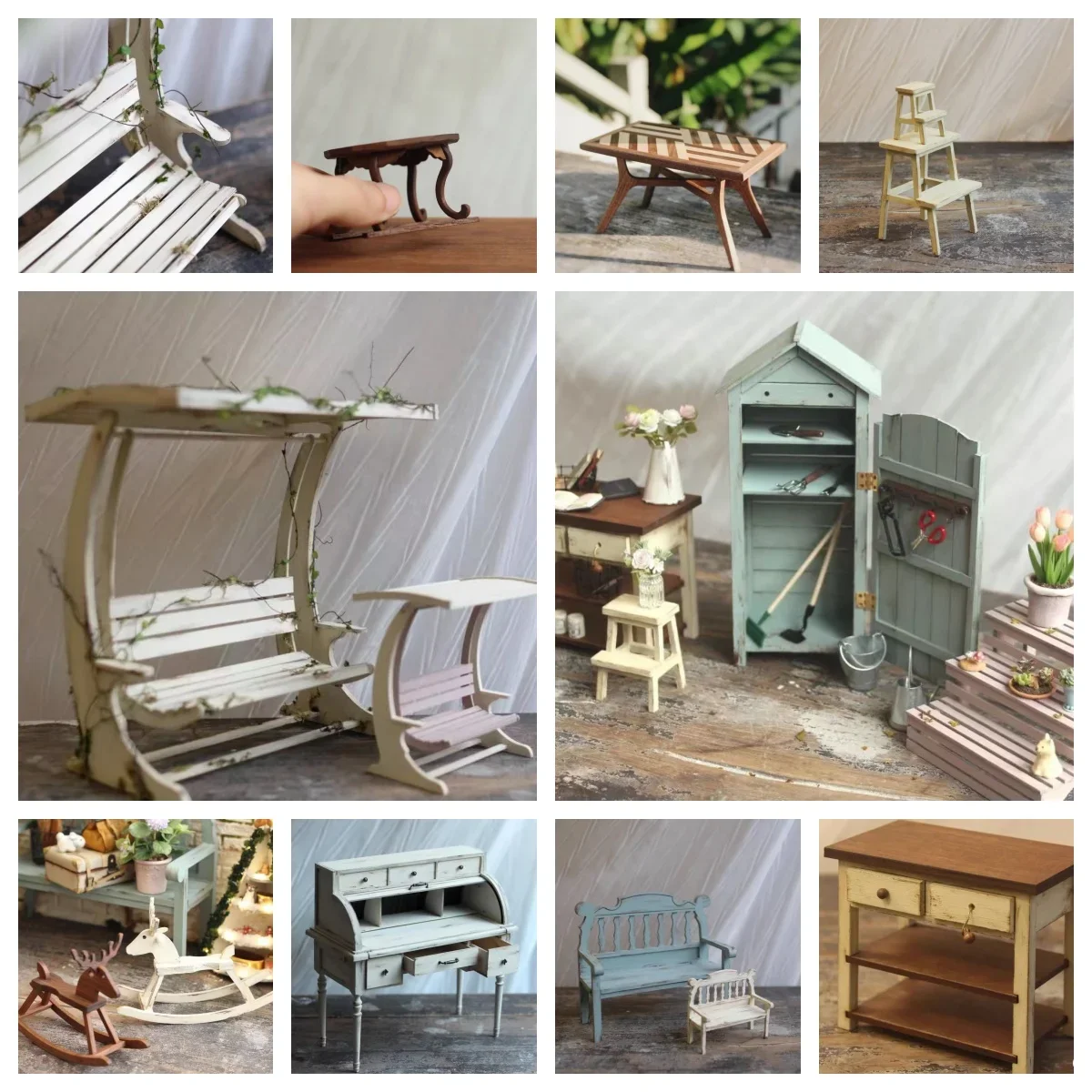 Миниатюрная мебель для куклы Bjd | AliExpress