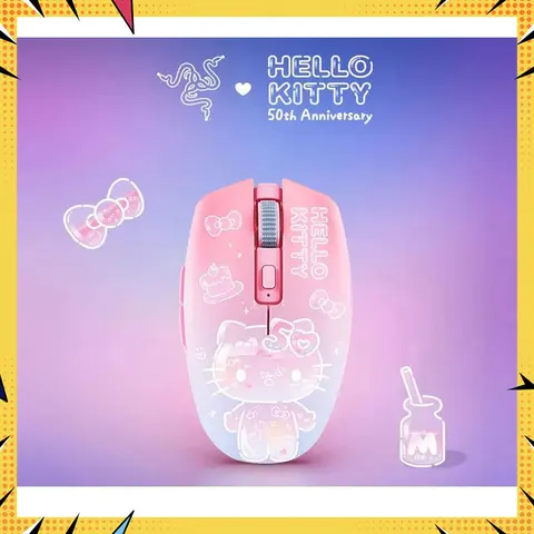 Razer sanrio mouse hello kitty - купить недорого | AliExpress