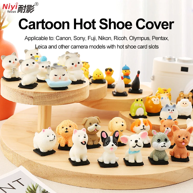 Camera Hot Shoe Cover Animal 3D Cold Shoe Protector Protection Mount ...