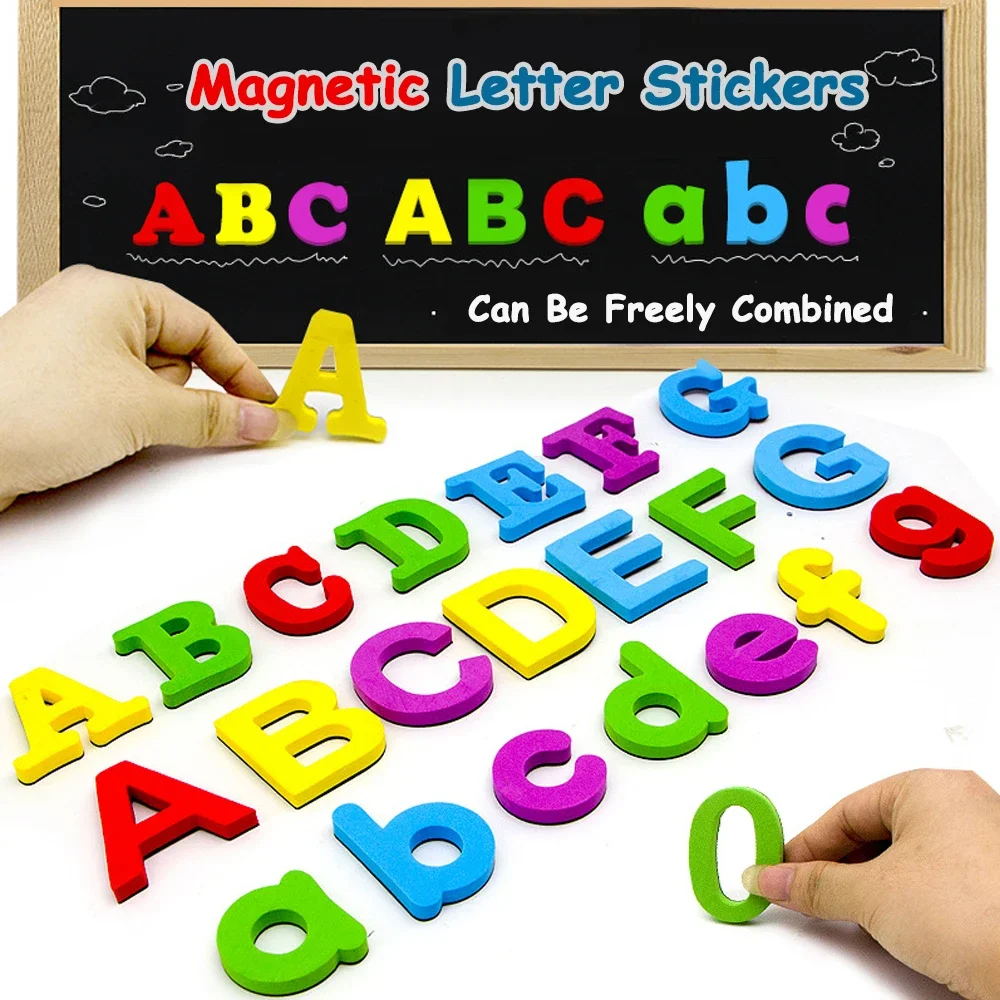 Магнитные буквы, цифры, алфавит, ABC 123, магниты на холодильник ...