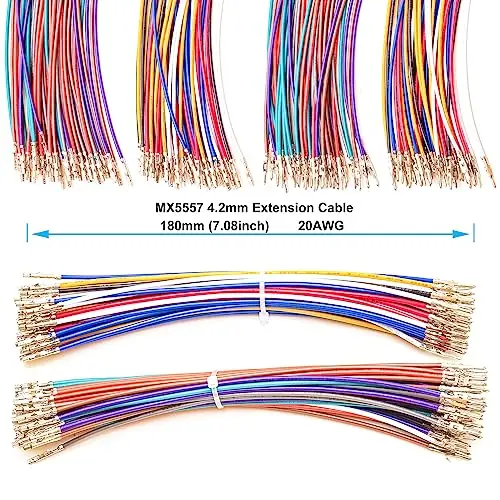 Mini-Fit Jr 4,2 мм Коннектор с кабелями 20AWG, Molex Mini-Fit Jr ...