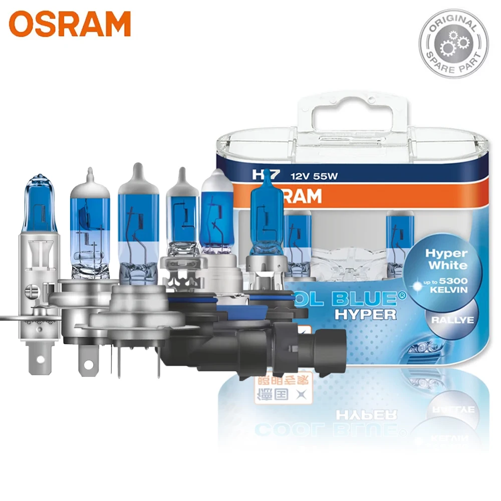 OSRAM Cool Blue Hyper H7 H4 HB2 H1 H11 HB3 9005 HB4 9006 12 В 55 Вт ...