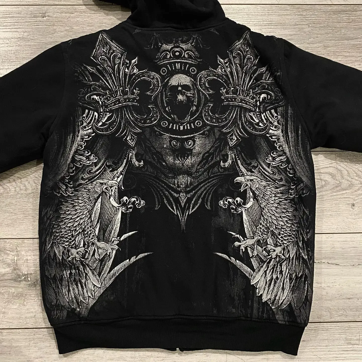 Ecko Готическая толстовка с капюшоном | AliExpress