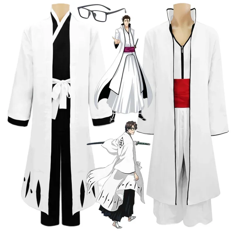 Аниме Bleach 5th Division Captain Aizen Sousuke костюмы для косплея ...