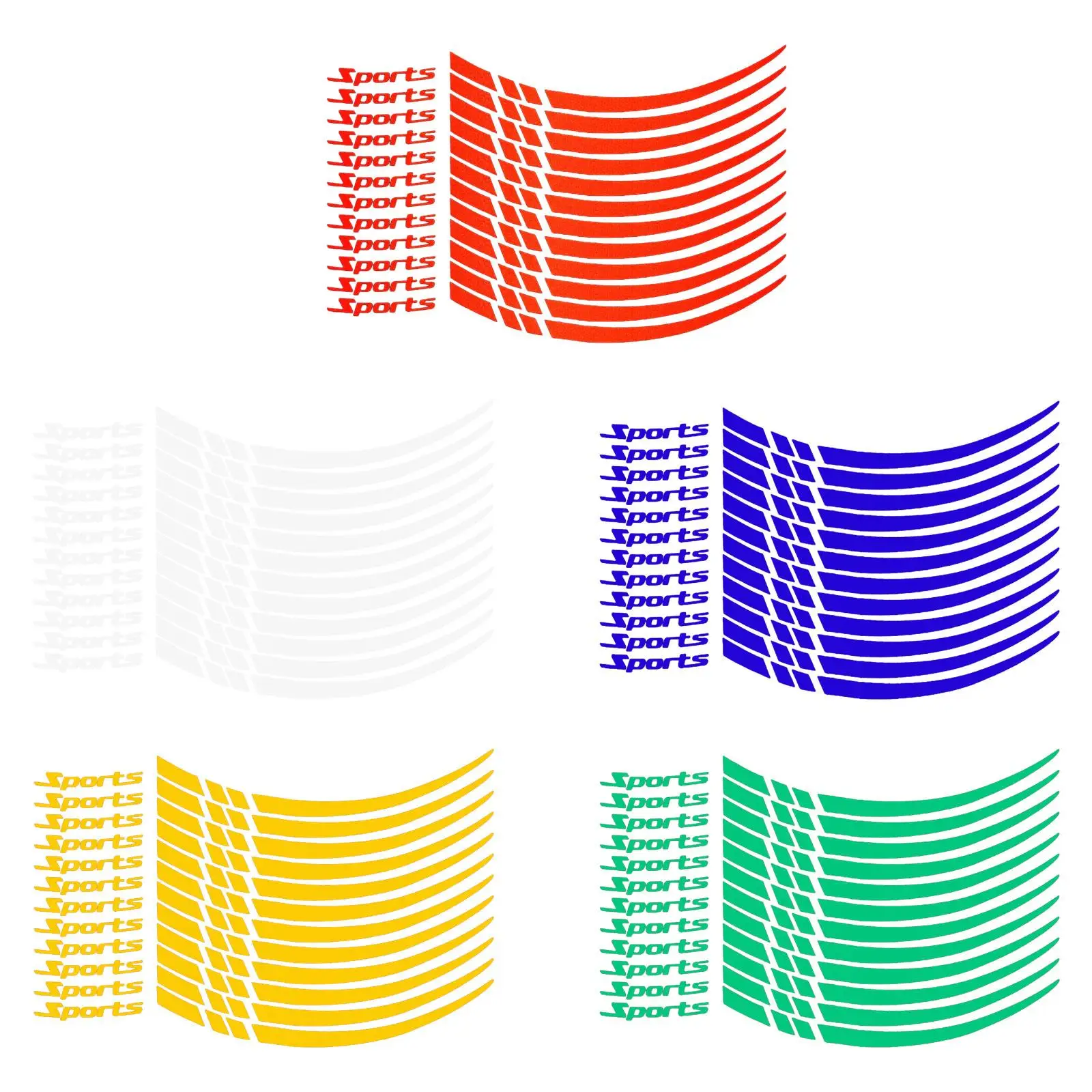 Car Wheel Hub Stickers Decorative Stickers Automotive Decals ...