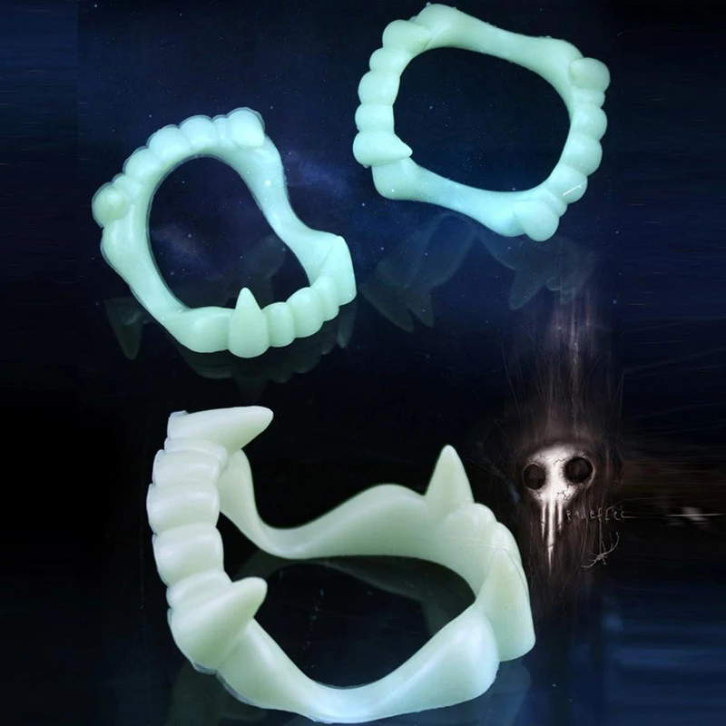 False Teeth Cosplay Scary Comfortable Realistic Durable Halloween ...