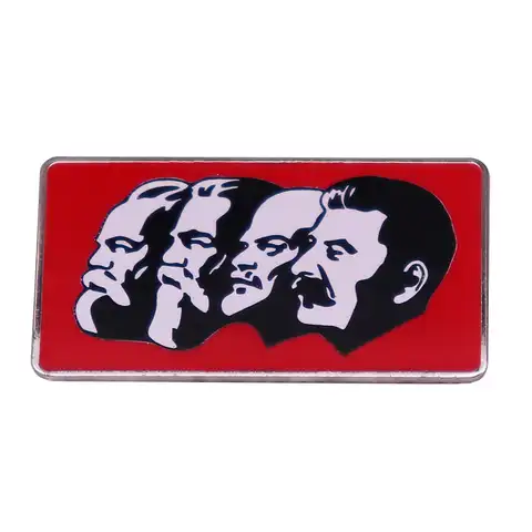 Lenin stalin marx badge - купить недорого | AliExpress