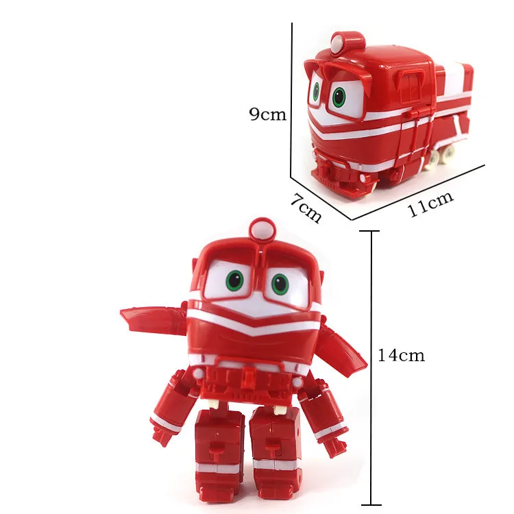 NEW 4pcs/lot Robot Trains figures Transformation robot Kay Train ...