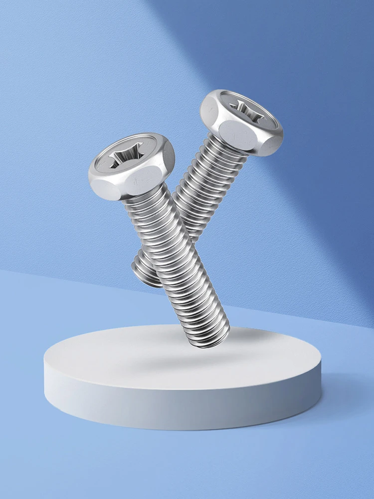M3 M4 M5 M6 M8 304 Stainless Steel Cross Groove Groove Outside ...