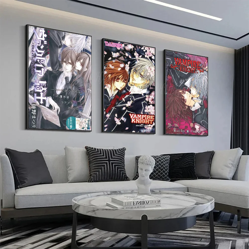 Vampire Knight Poster Wall Art Home Decor Room Decor Digital Painting ...