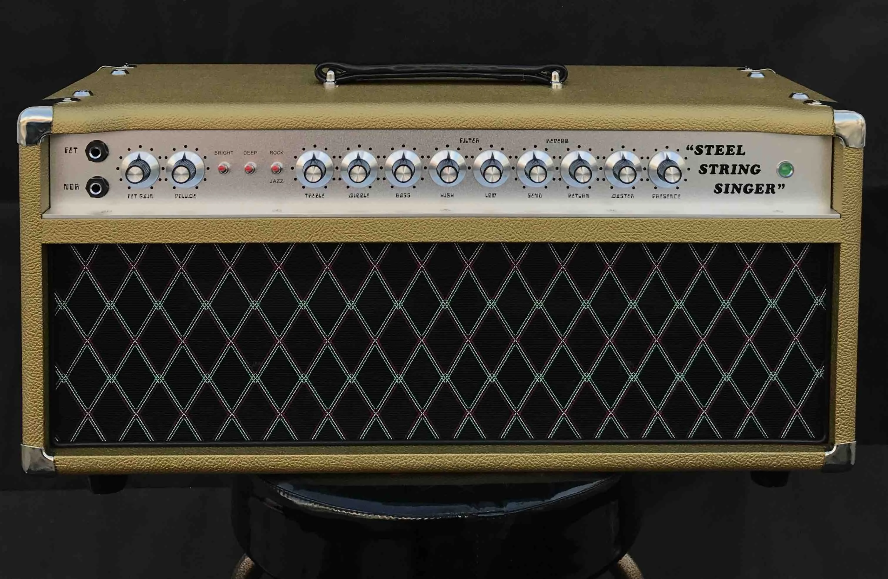 Custom Dumble Clone Amp Head Steel String Singer SSS 100 in Gold or ...