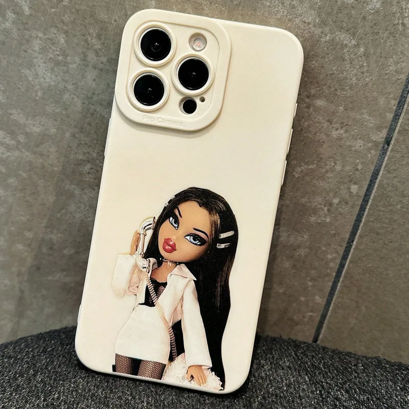 Girl graphic phone case for iPhone 16 15 14 13 12 11 x XR Xs SE2 SE 8 7 ...
