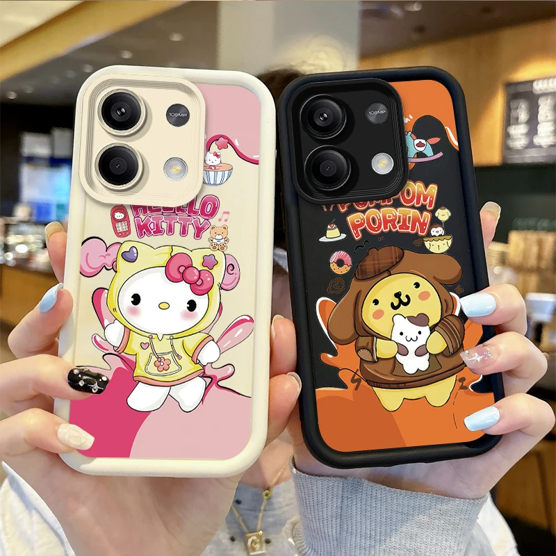 Sanrio Pompompurin Phone Case For Redmi Note 13 12 Pro Plus 5G Note 13 ...