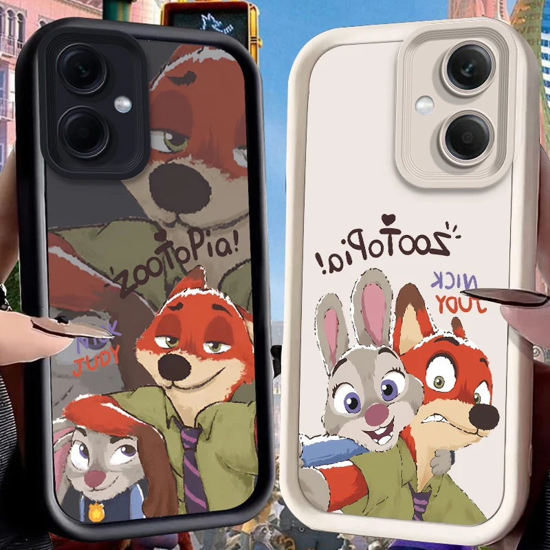Disney Nick Judy Phone Case for Xiaomi Redmi Note 13 12 Pro Plus 4G 5G ...