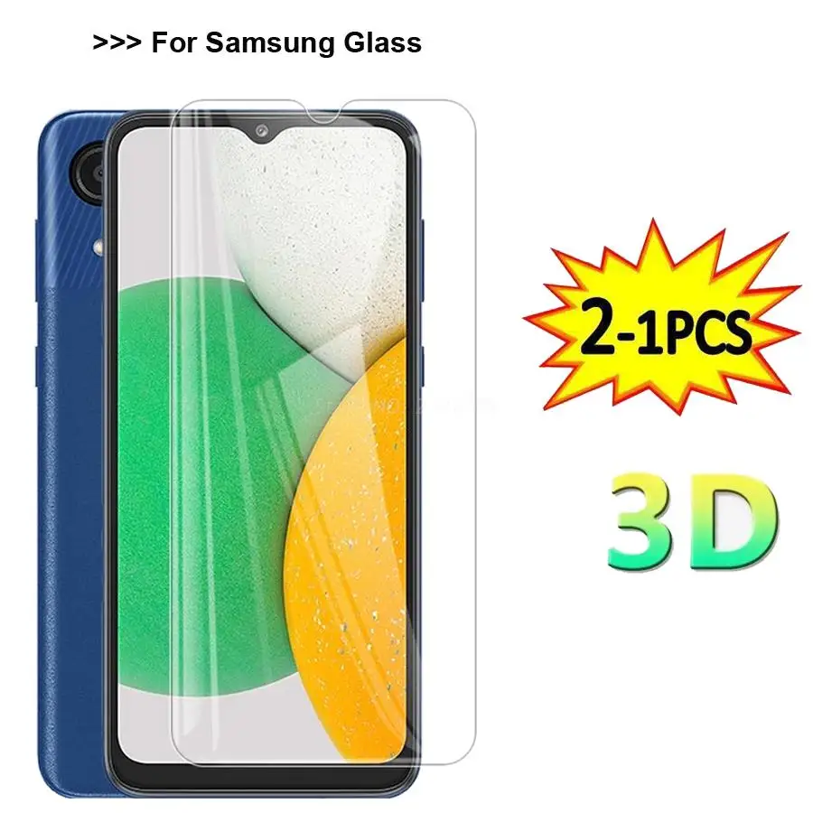 2-1 шт. закаленное стекло для Samsung Galaxy A13 A23 A33 A53 A73 F23 M23 M33 Защитная пленка для ...