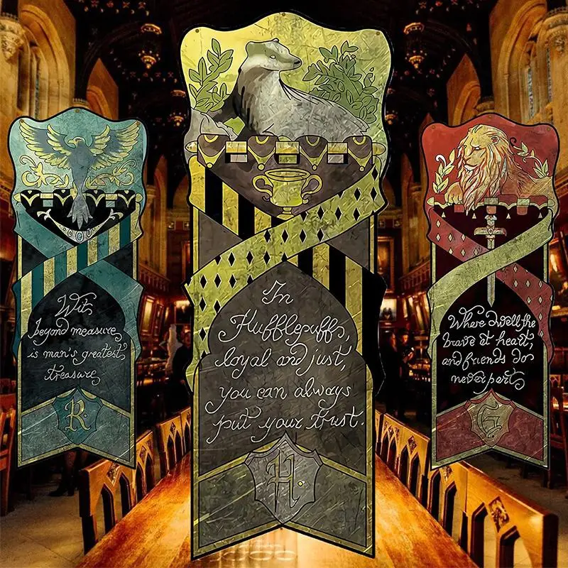 120 см Гарри Поттер Гриффиндор Слизерин Хаффлпафф Рейвенкло Глава Четыре основных колледжа