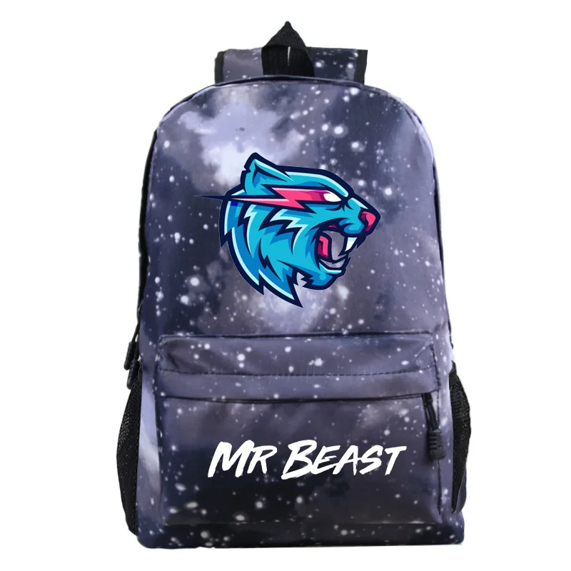 Mr Beast Lightning Cat Backpack Sport Schoolbag Boy Girl Teen Travel ...