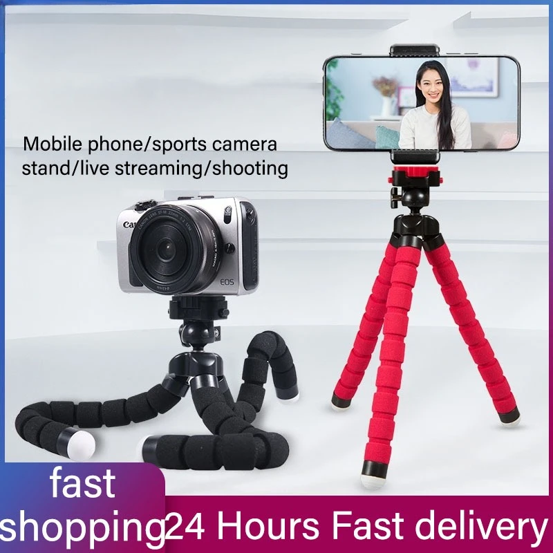 Губчатый штатив-осьминог, кронштейн, Универсальный штатив для смартфона ...