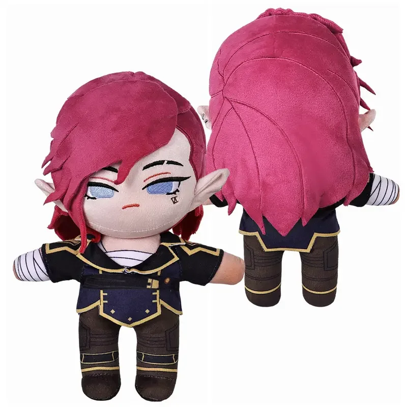 EE01 Arcane Caitlyn Vi Jinx Plush Vi Plushie Косплей Мультфильм Мягкая ...