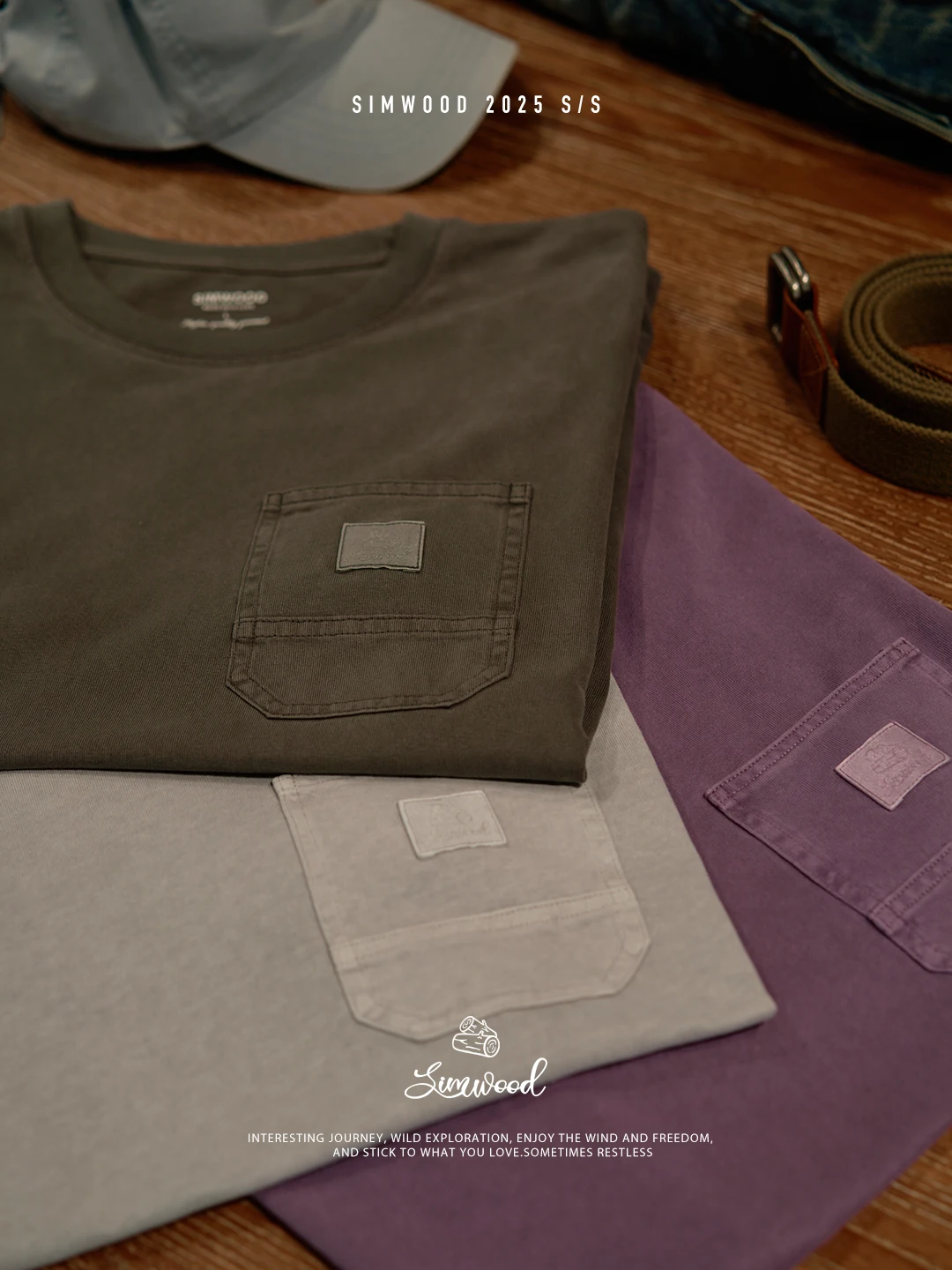 SIMWOOD Винтажные футболки из хлопка | AliExpress