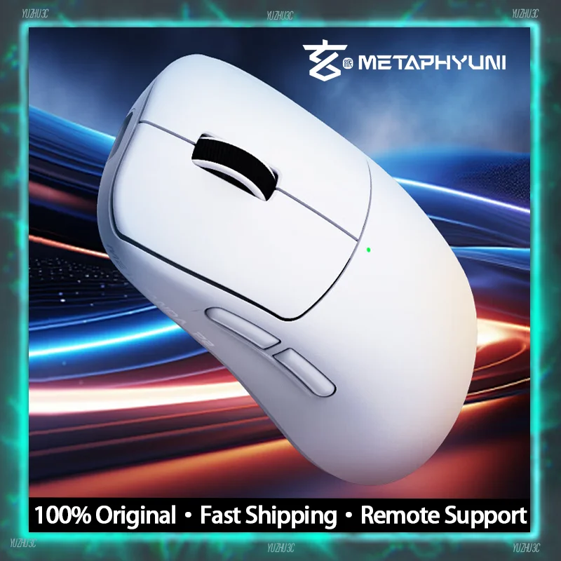 Игровая мышь METAPHYUNI P2 Pro, 60 г, легкая PAW3395 + главный датчик ...