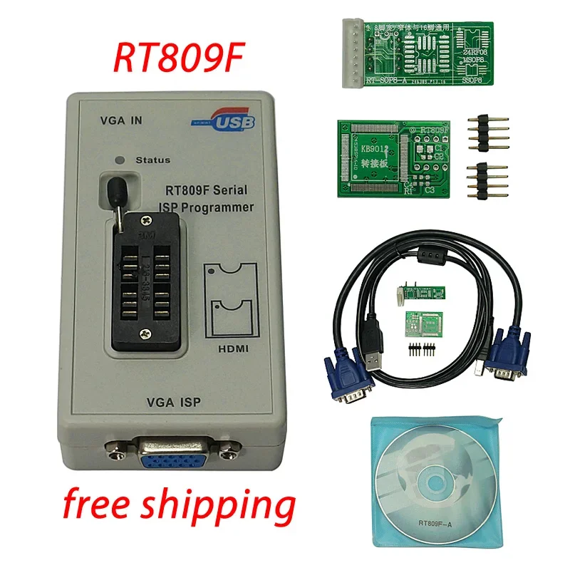 Оригинальный последовательный программатор Sinstar RT809F ISP, VGA, ЖК ...