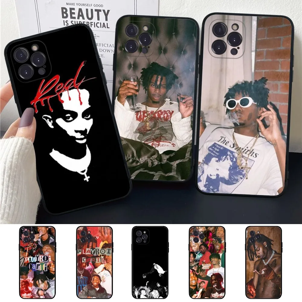 Чехол Playboi Carti для телефона iPhone 14 11 12 13 Mini Pro XS Max ...