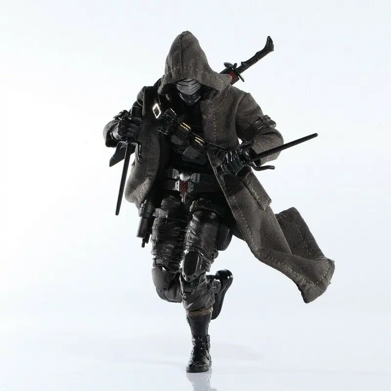 1/12 Scale Elf Forge Special Forces GIJOE Snake Eye Coat Set Model for ...