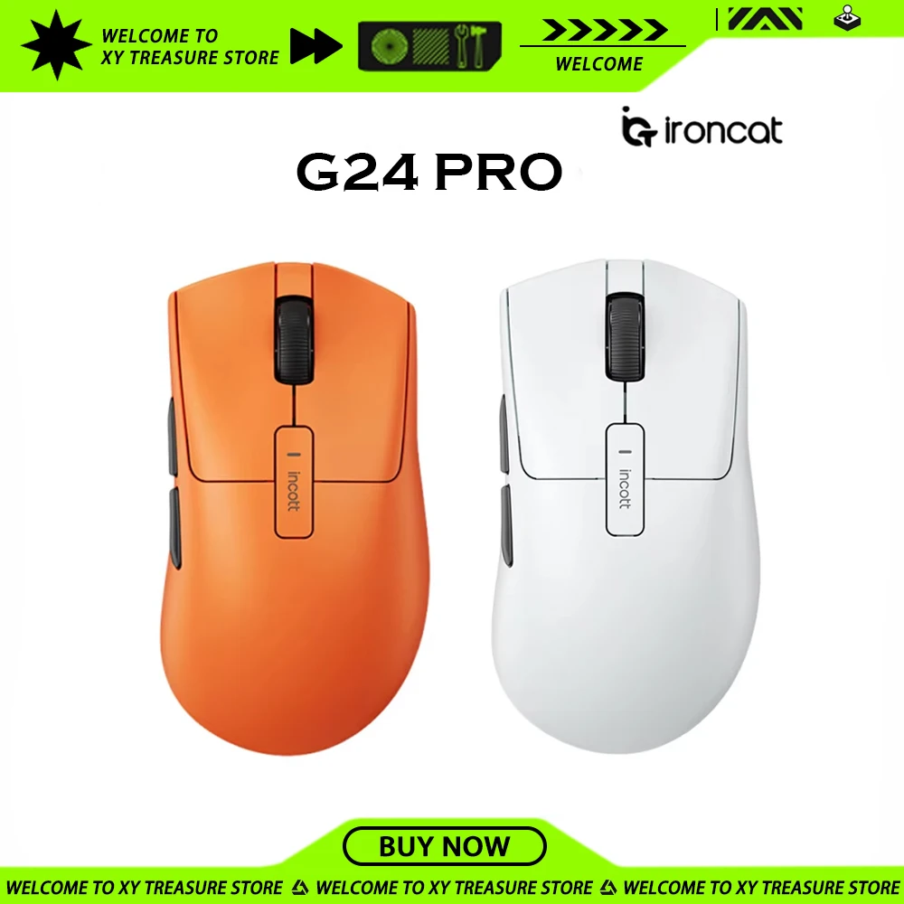 Беспроводная игровая мышь Incott G24 Pro 2.4G | AliExpress