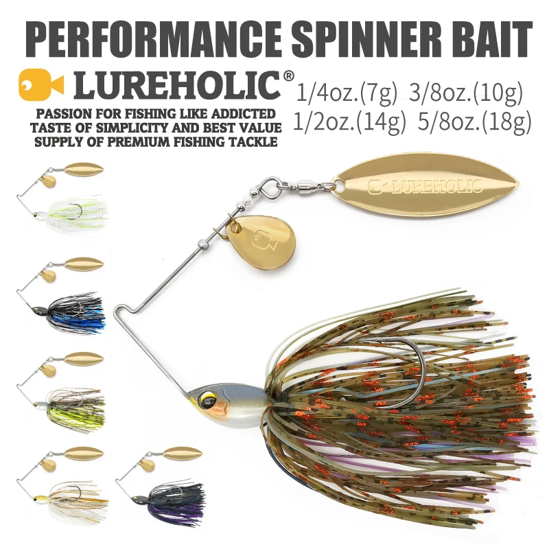 Lureholic Performance Spinner Bait 7~18г | AliExpress